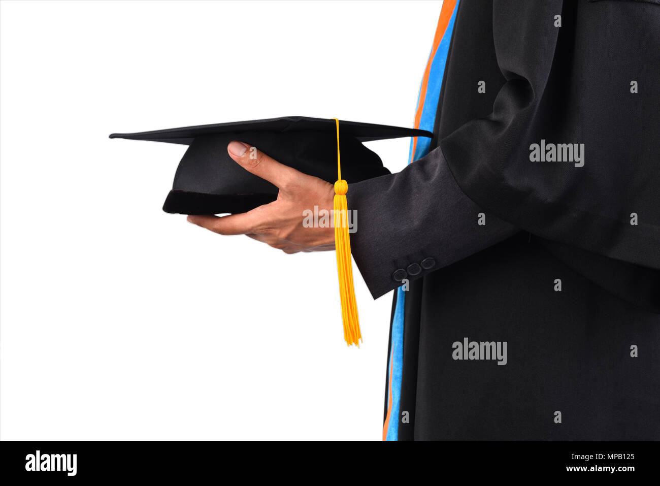 Graduation cap throwing hands hi-res stock photography and images - Alamy