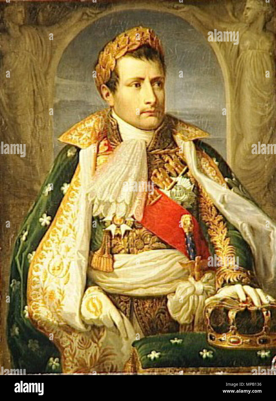 Napoleon Bonaparte with the Iron Crown circa 1805. 917 Napoleon iron ...