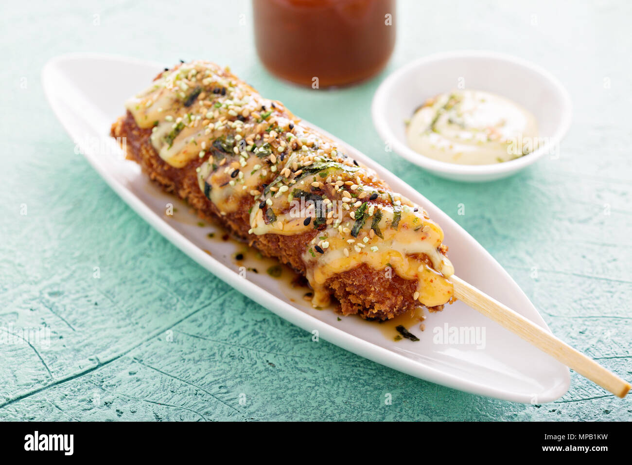 Fried asian appetizers Stock Photo - Alamy