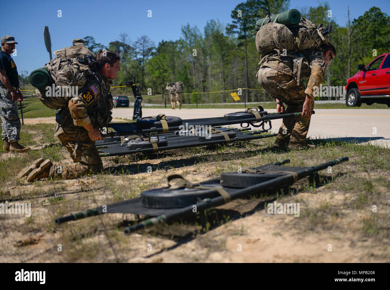 U.S. Army Cpl. Timothy Fallon and Cpl. Colin Field, 75th Ranger ...