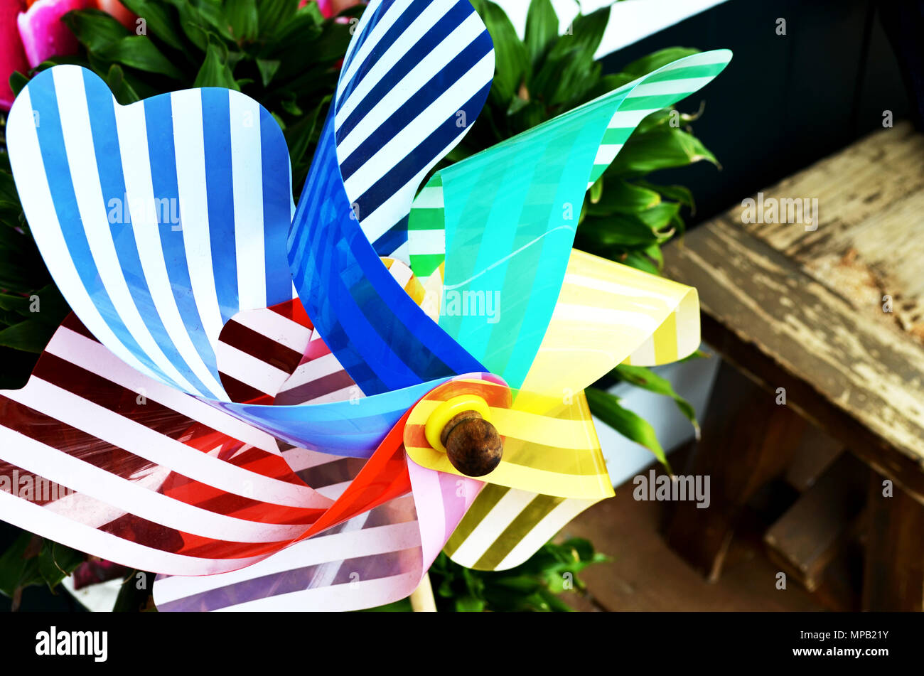 Plastic windmill spinning hi-res stock photography and images - Alamy