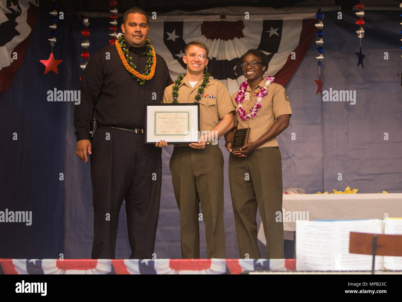 Capt. Trevor Christman, the executive officer of Marine Wing Support ...