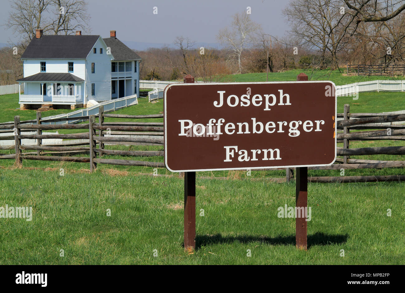 Union troops spent the night on the Joseph Poffenberger farm before the ...
