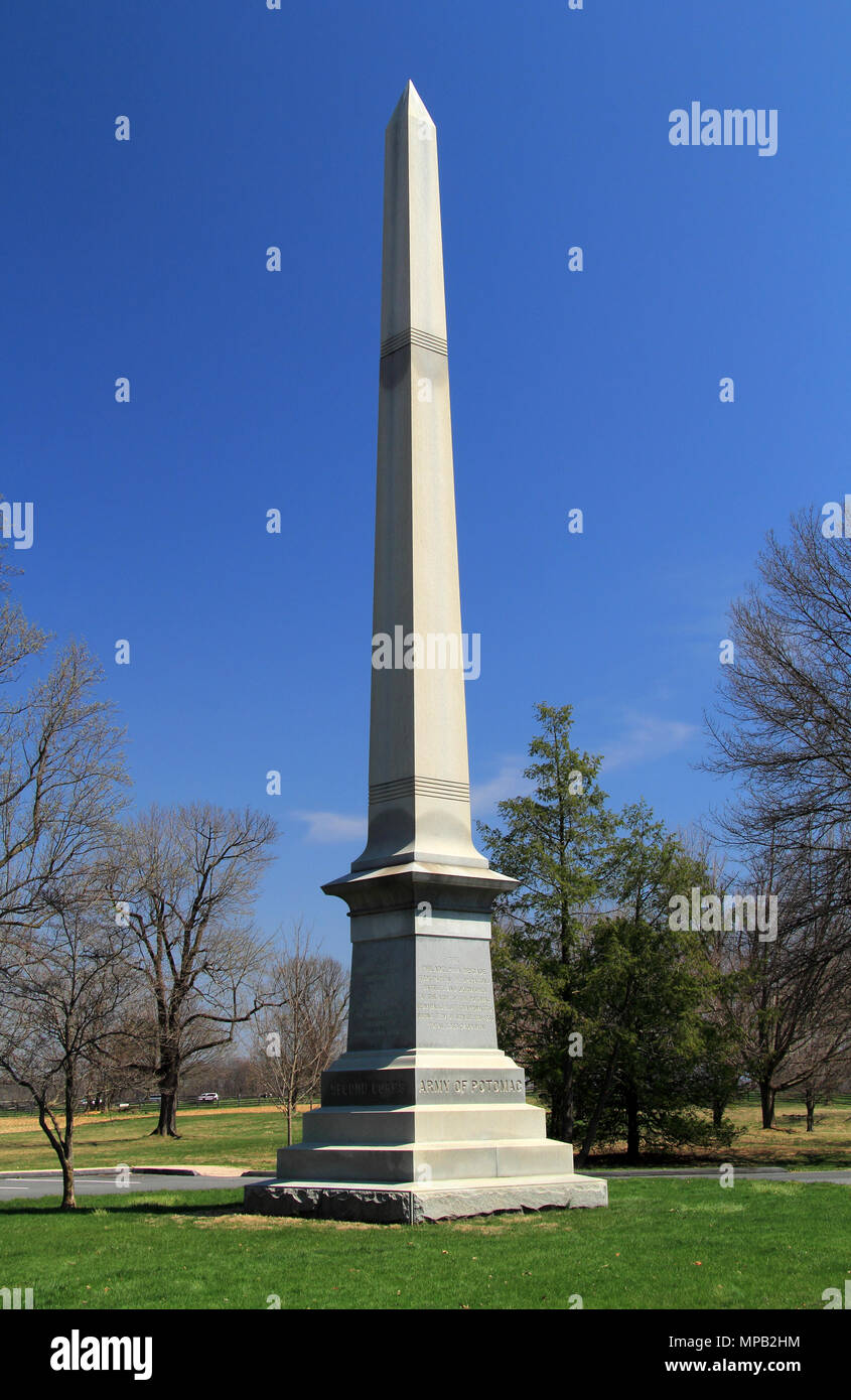 The Philadelphia Brigade Monument honors the role played by its members ...