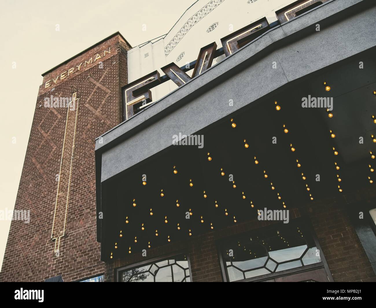 Everyman cinema entrance hi-res stock photography and images - Alamy