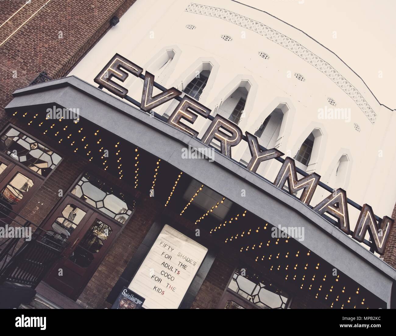 Everyman cinema entrance hi-res stock photography and images - Alamy
