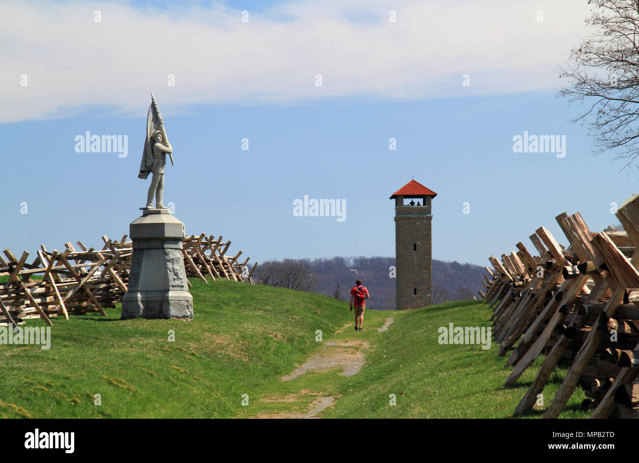 The Sunken Road, known as Bloody Lane, saw some of the fiercest ...