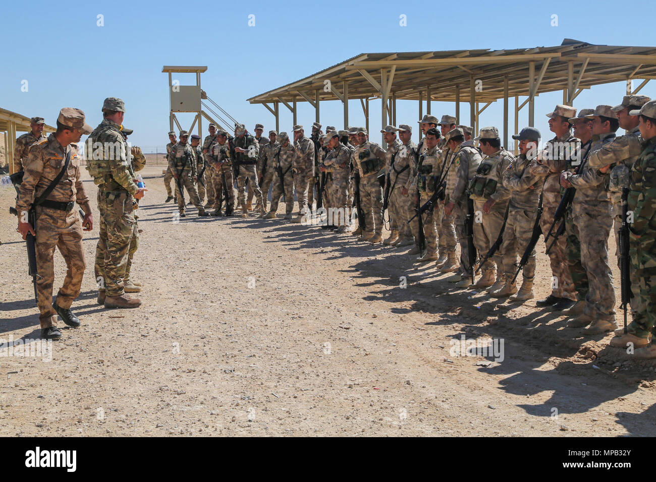A British trainer, deployed in support Combined Joint Task Force ...