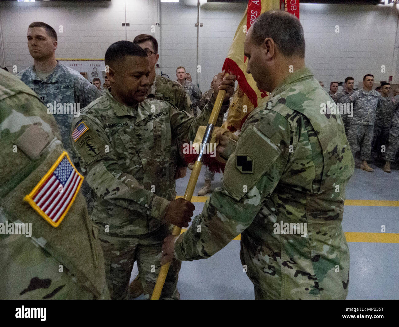 Lt. Col. Rusty J. Lepley, outgoing commander of the 191st Combat ...