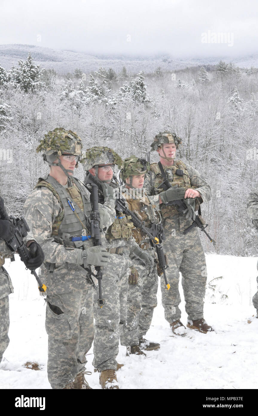 U.S. Soldiers with Charlie Troop, 1-172 Cavalry Regiment, 86th Infantry ...
