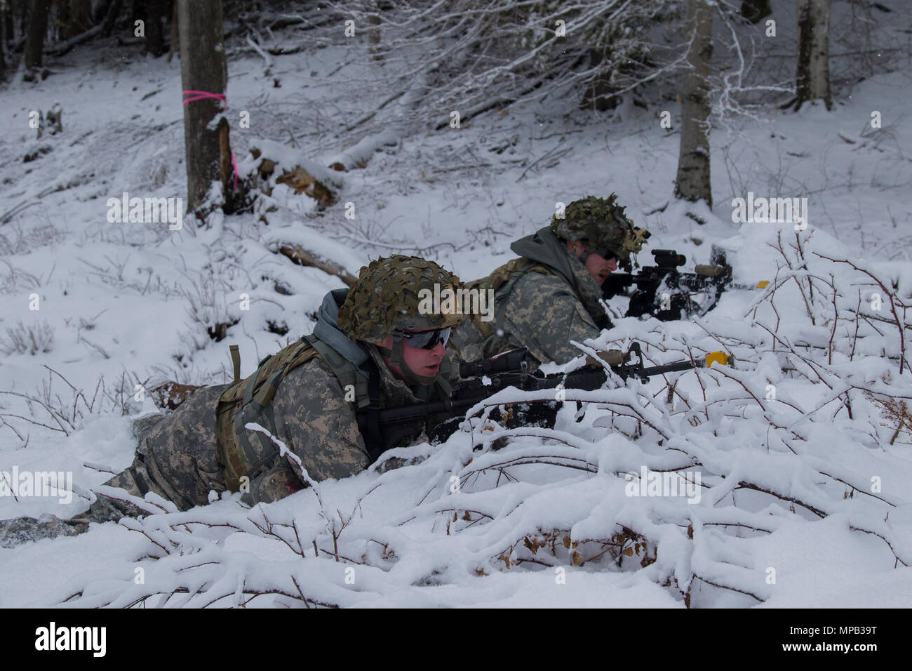 U.S. Soldiers with Charlie Troop, 1st Squadron, 172nd Cavalry Regiment ...