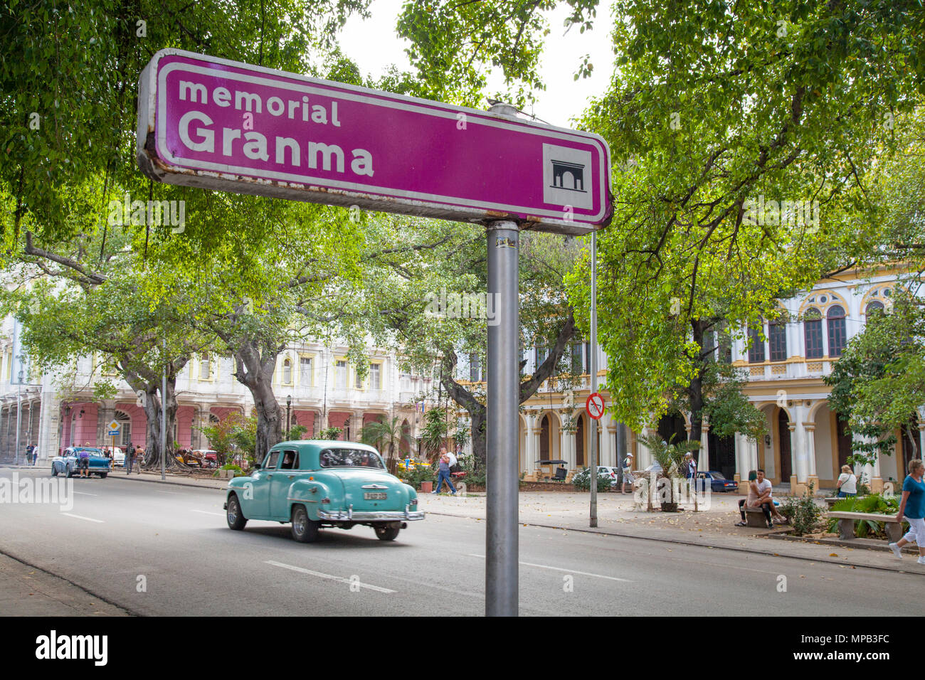 Granma Memorial at the Museo de la Revolucion havana Cuba that contains ...
