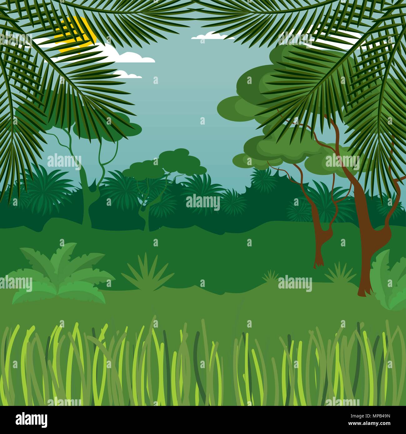 Jungle adventure clipart hi-res stock photography and images - Alamy