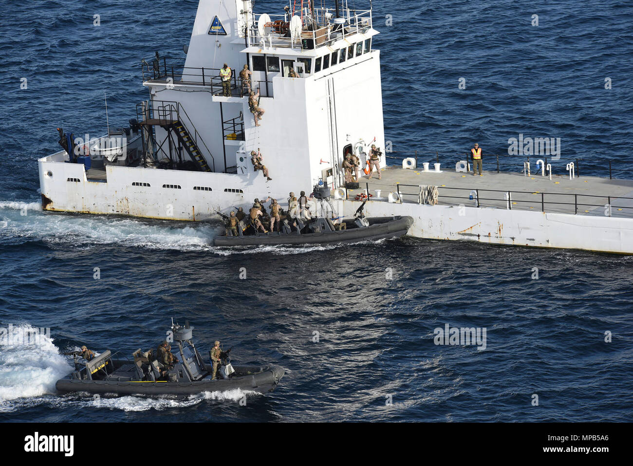 170407-N-RC734-157 PACIFIC OCEAN (April 7, 2017) – Marines attached to ...