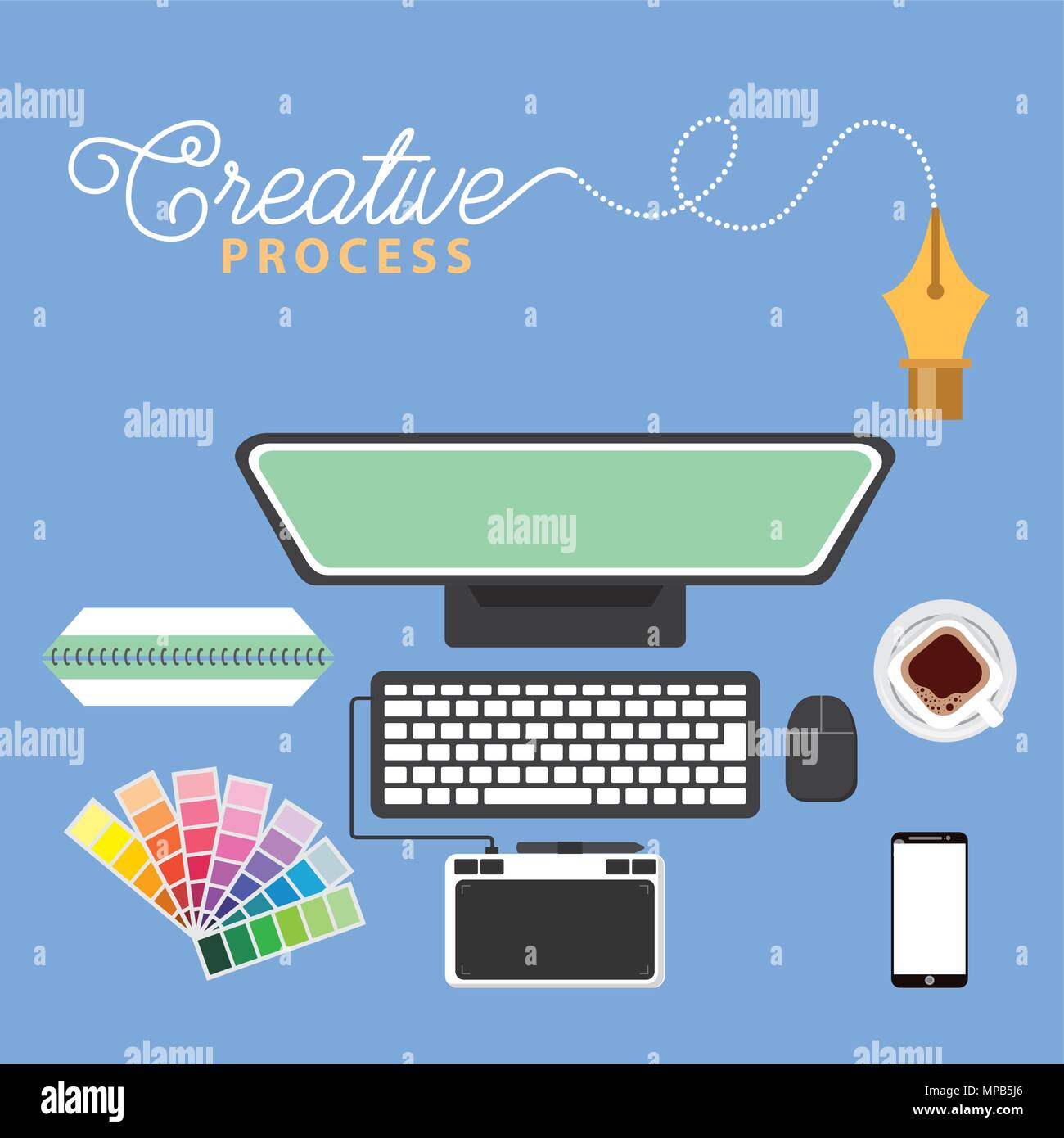 Routine process Stock Vector Images - Alamy