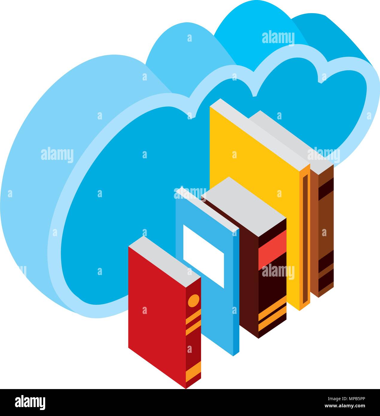 Cloud books 3d hi-res stock photography and images - Alamy