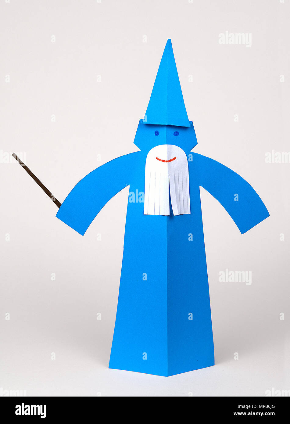 a Macician Merlin made with paper,origami Stock Photo - Alamy