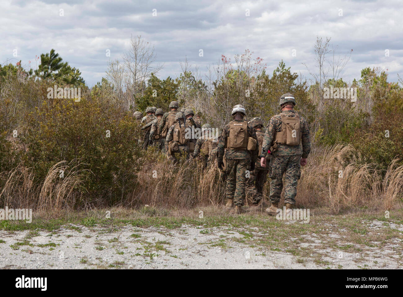 U.S. Marines assigned to Advanced Infantry Training Battalion the ...