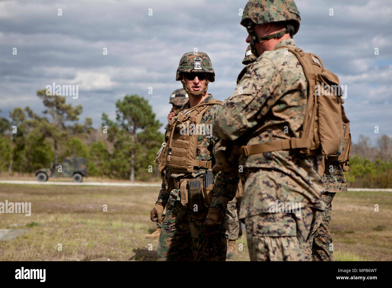 U.S. Marines assigned to Advanced Infantry Training Battalion the ...