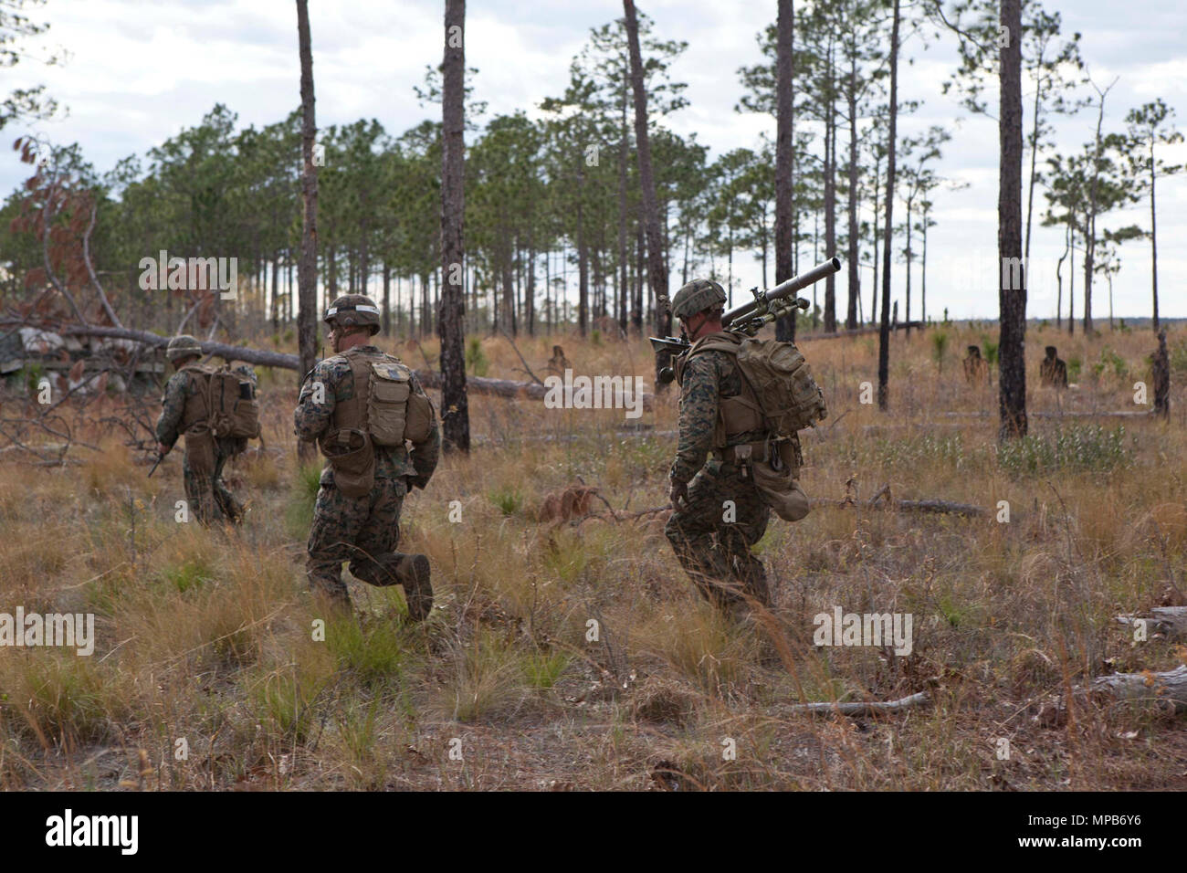 U.S. Marines assigned to Advanced Infantry Training Battalion the ...