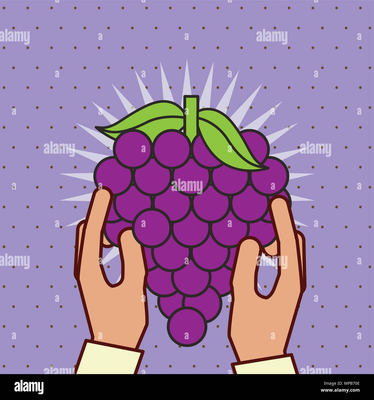 Hand picking fruit Stock Vector Images - Alamy