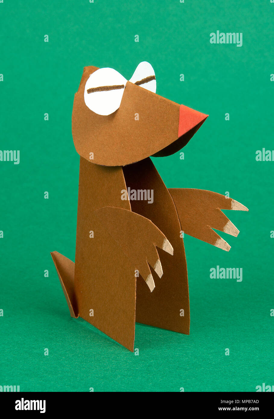 a mole made with paper,origami Stock Photo - Alamy