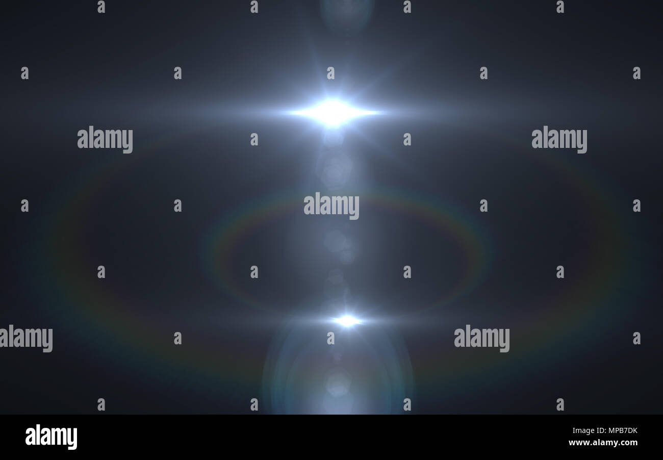 Abstract digital lens flare light.Beautiful sunlight effect.natural ...