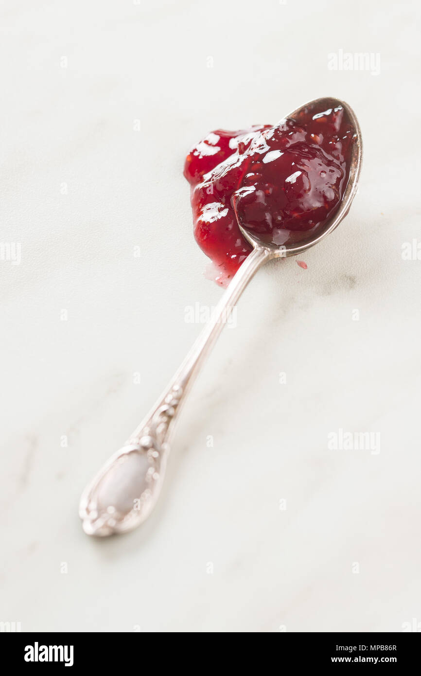 Spoon of jam hi-res stock photography and images - Alamy