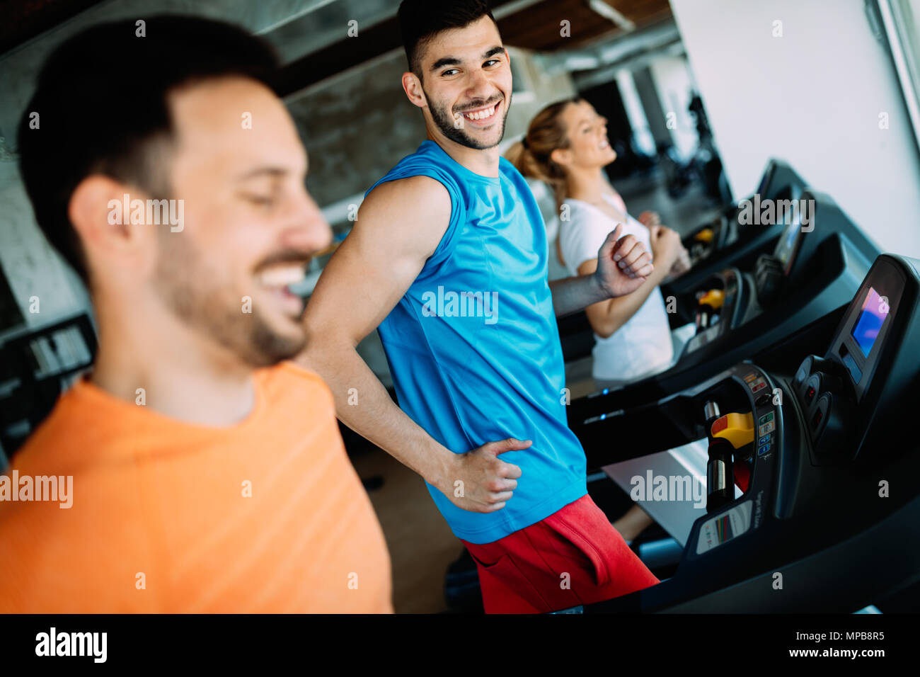 Treadmills workout hi-res stock photography and images - Alamy