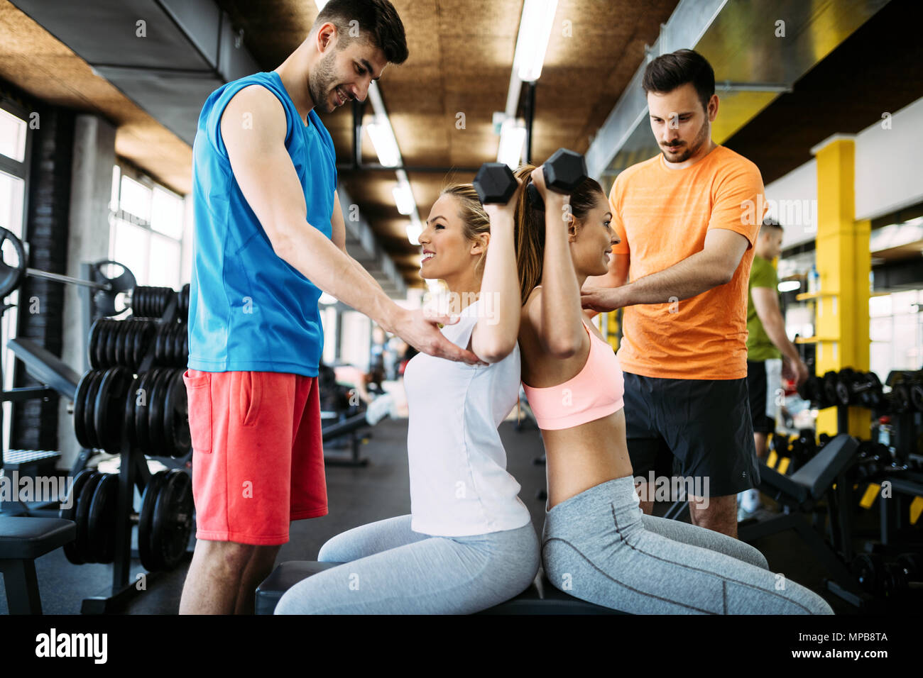 Group gym hi-res stock photography and images - Alamy