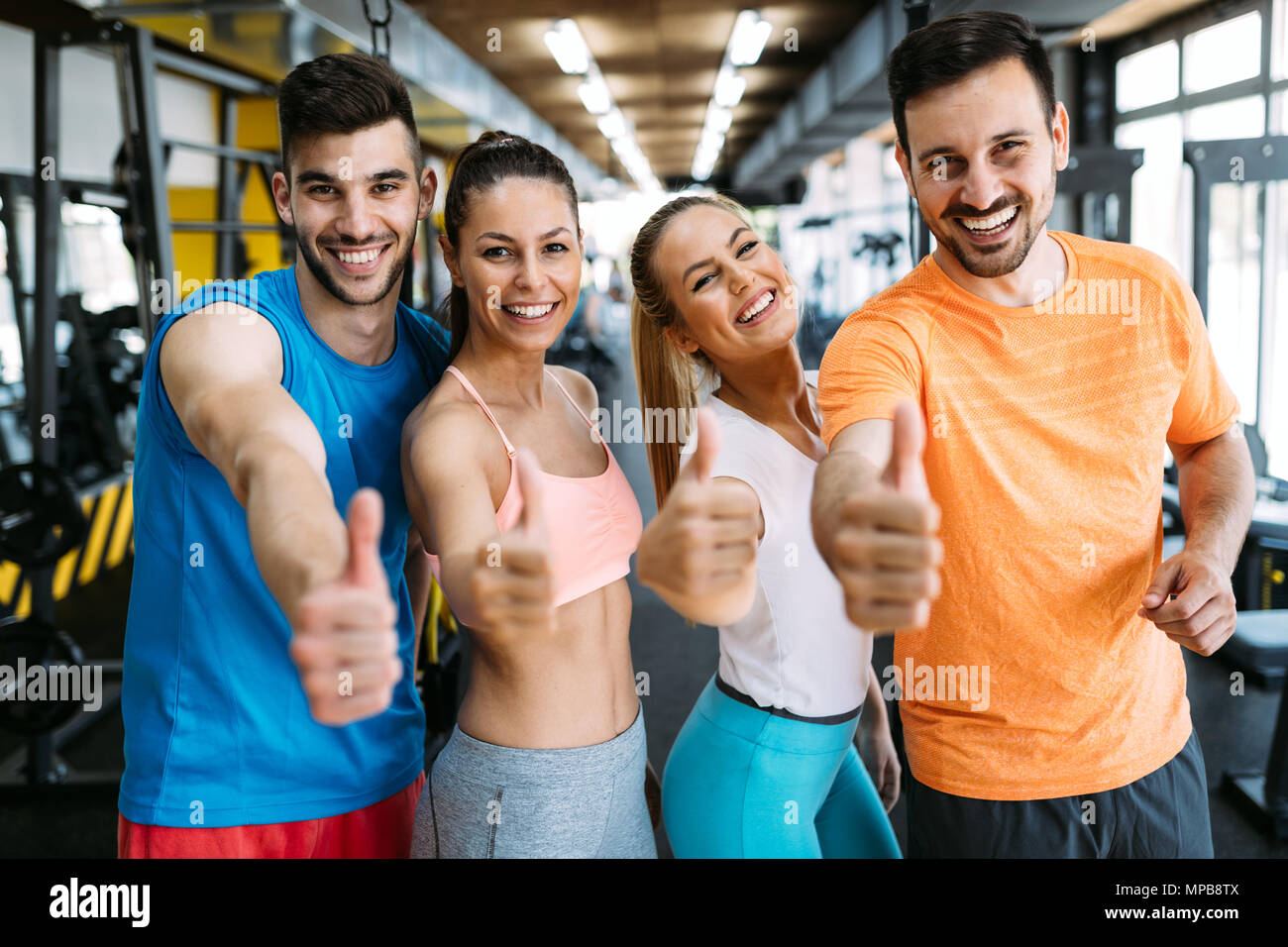 Group gym hi-res stock photography and images - Alamy