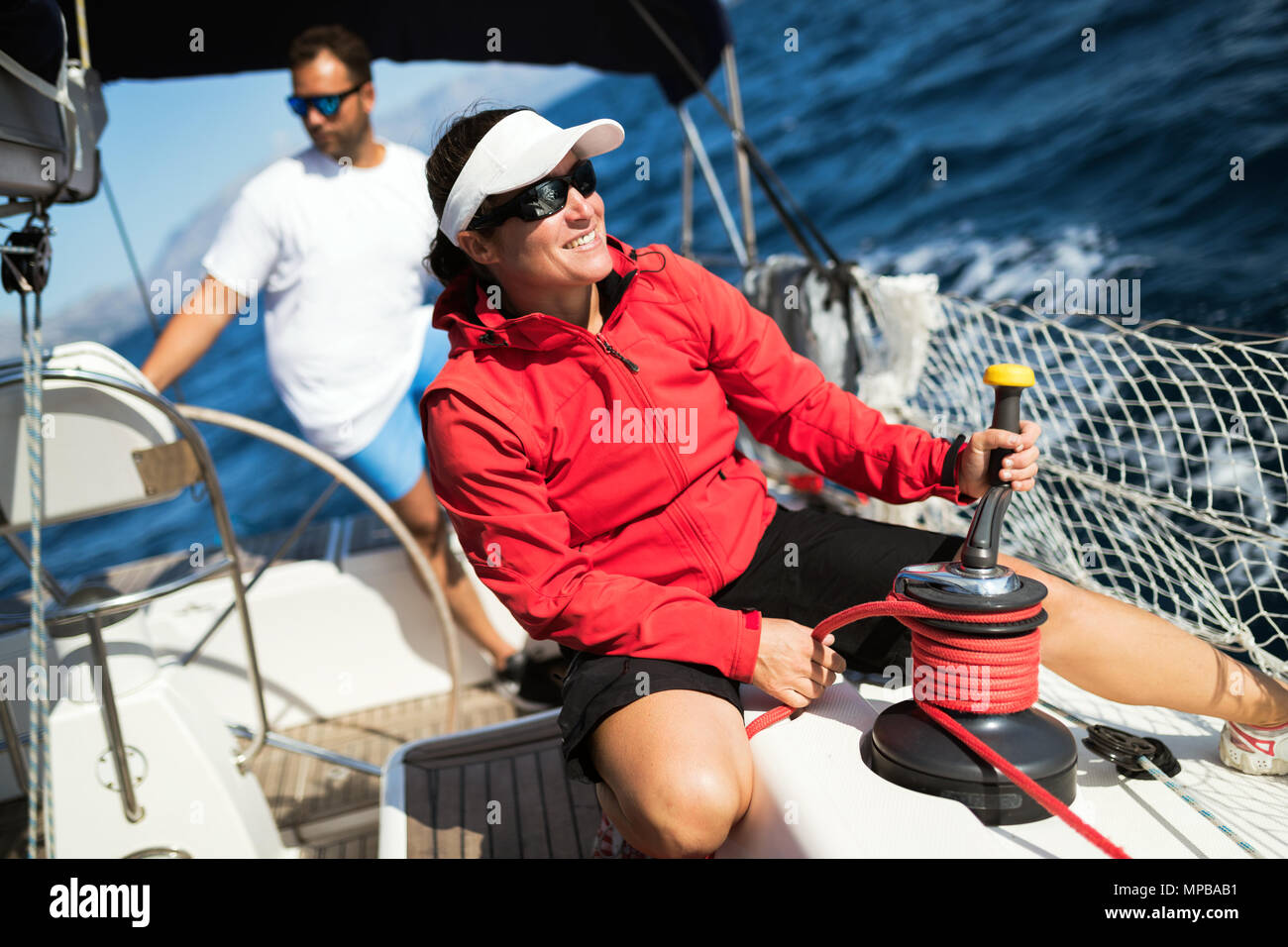 Sailing together hi-res stock photography and images - Alamy