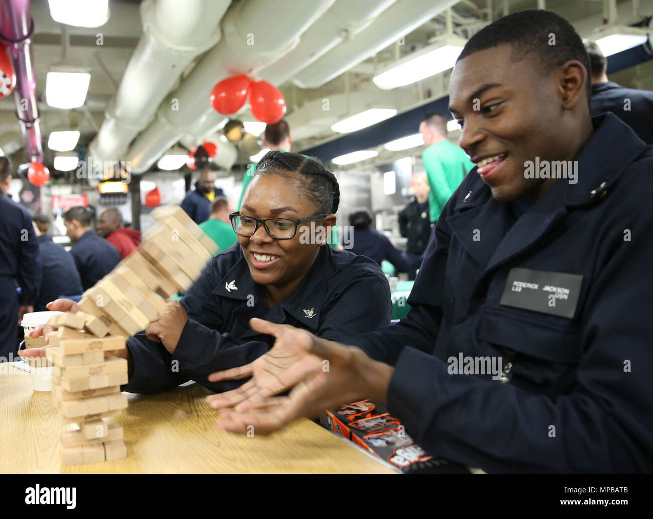 ATLANTIC OCEAN (April 9, 2017) -- Logistics Specialist 3rd Class ...