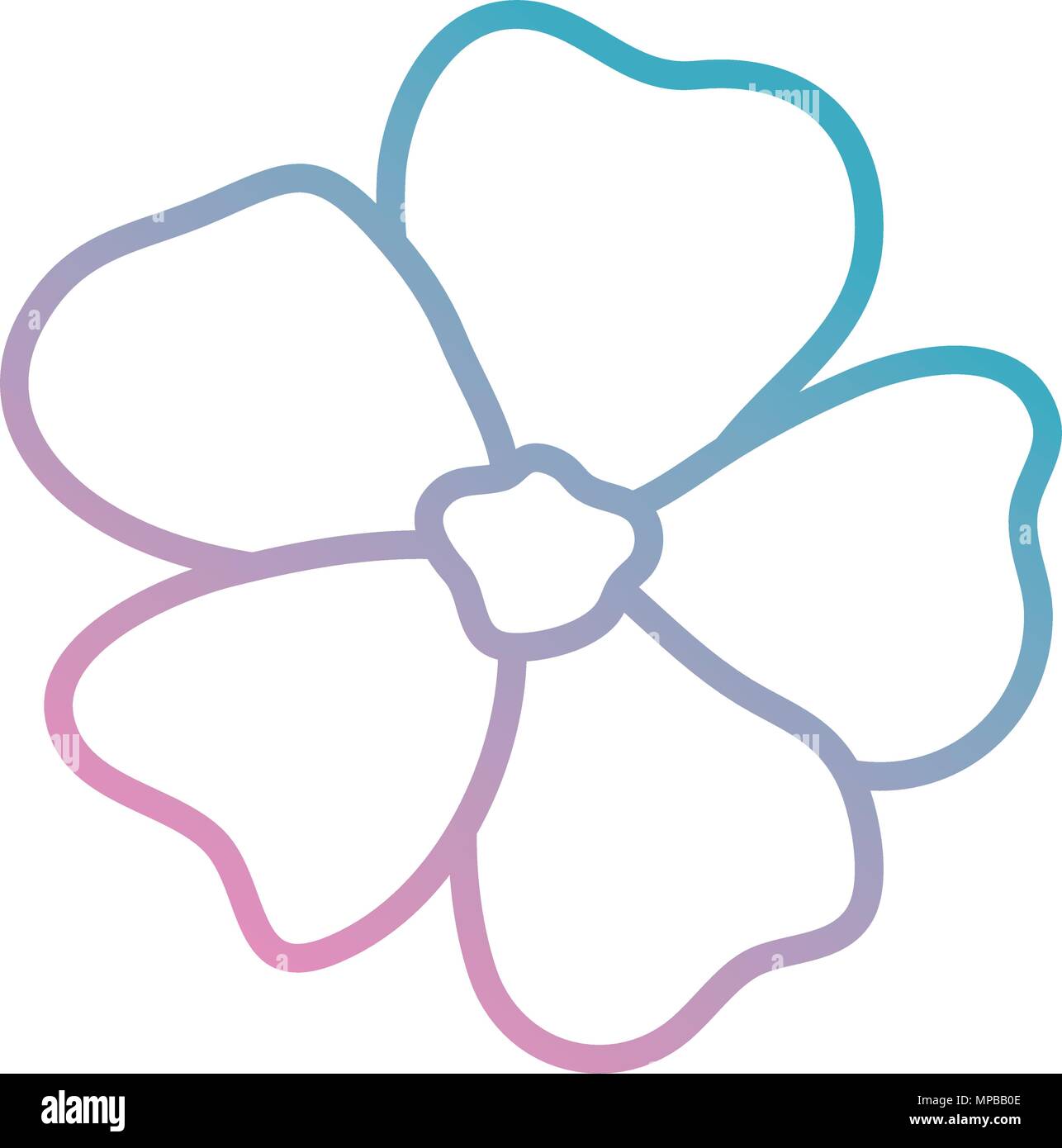 beautiful flower decorative icon Stock Vector Image & Art - Alamy