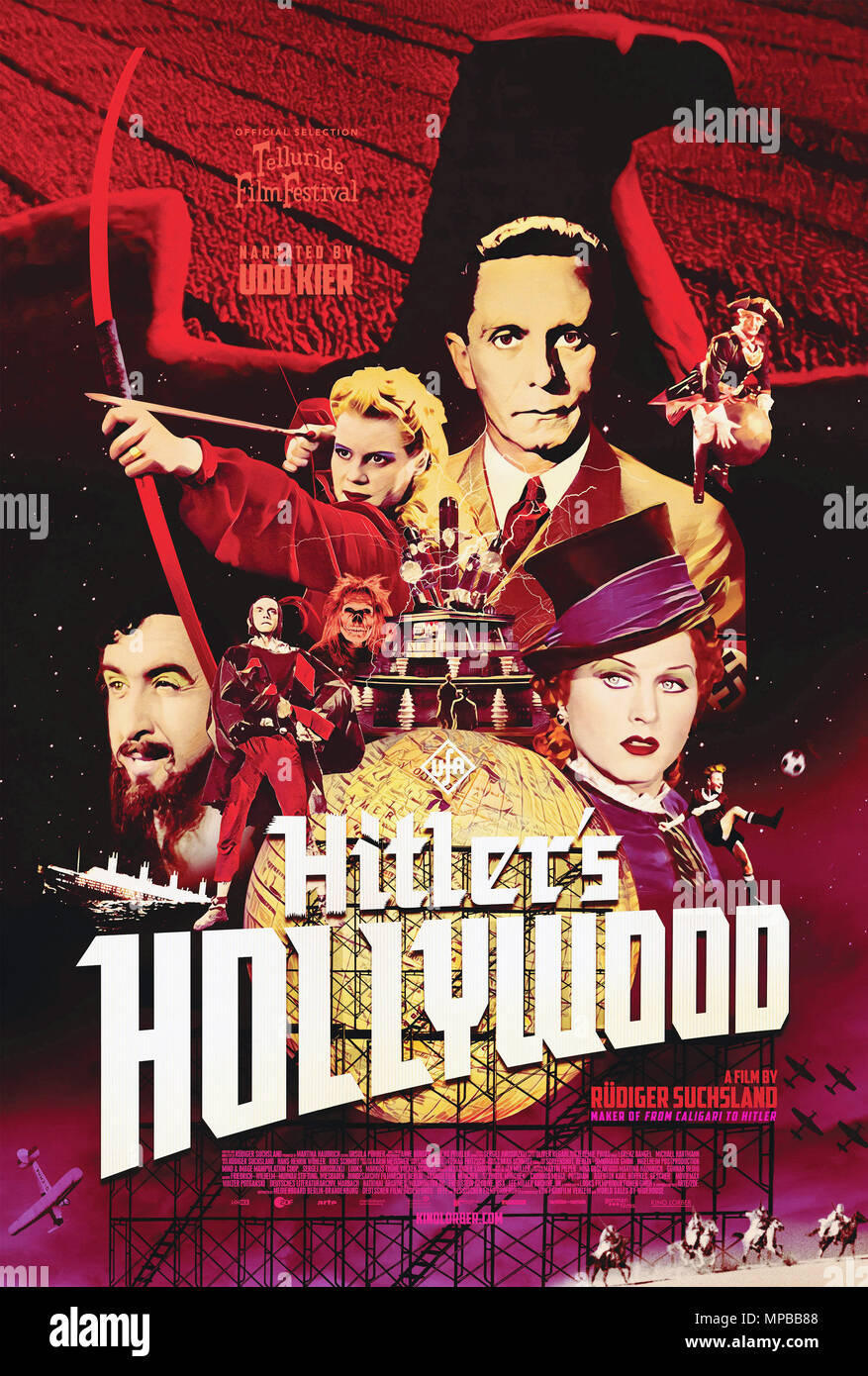 HITLER'S HOLLYWOOD, (aka HITLERS HOLLYWOOD), US poster, top: TRIUMPH OF ...