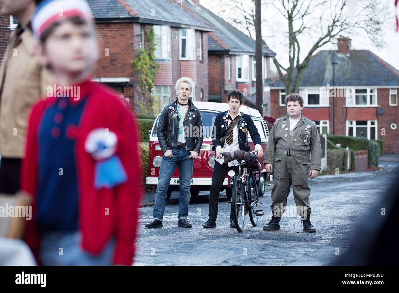 HOW TO TALK TO GIRLS AT PARTIES, l-r: AJ Lewis, Alex Sharp, Ethan ...