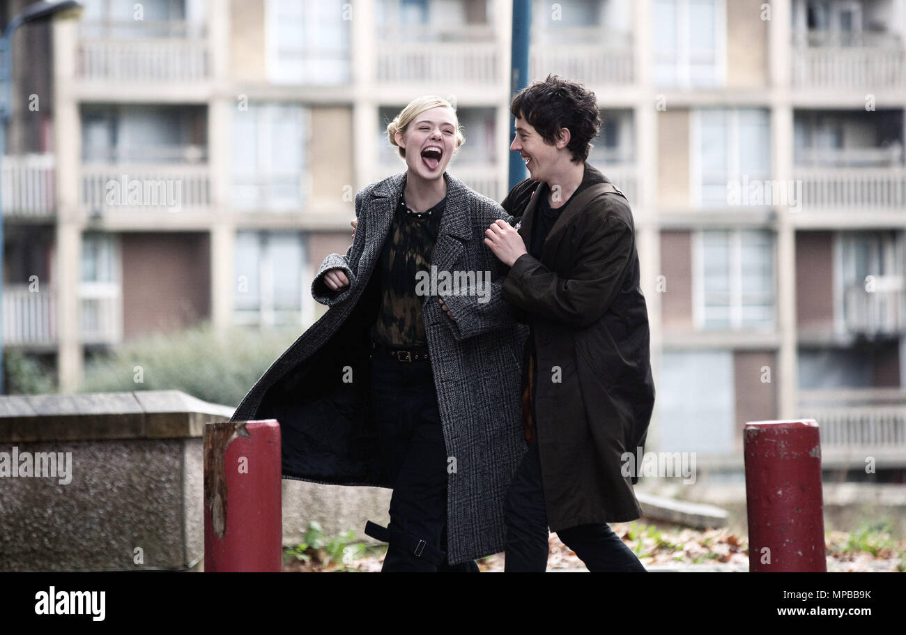 HOW TO TALK TO GIRLS AT PARTIES, l-r: Elle Fanning, Alex Sharp, 2017 ...