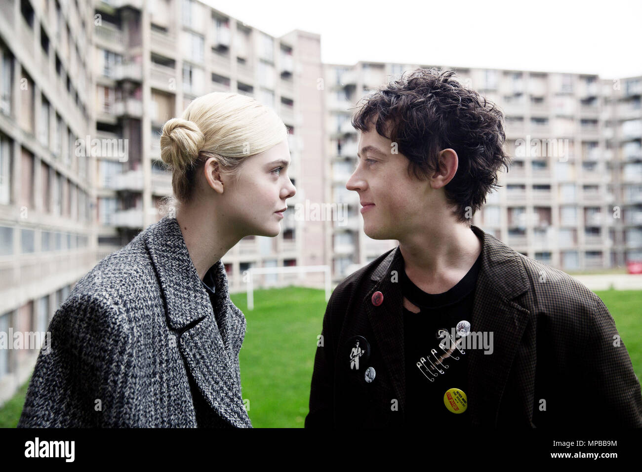HOW TO TALK TO GIRLS AT PARTIES, l-r: Elle Fanning, Alex Sharp, 2017 ...