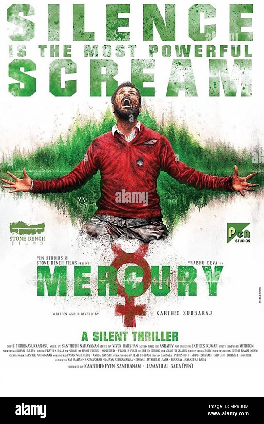 MERCURY, poster, Prabhu Deva, 2018. © Prime Media Pictures /Courtesy ...