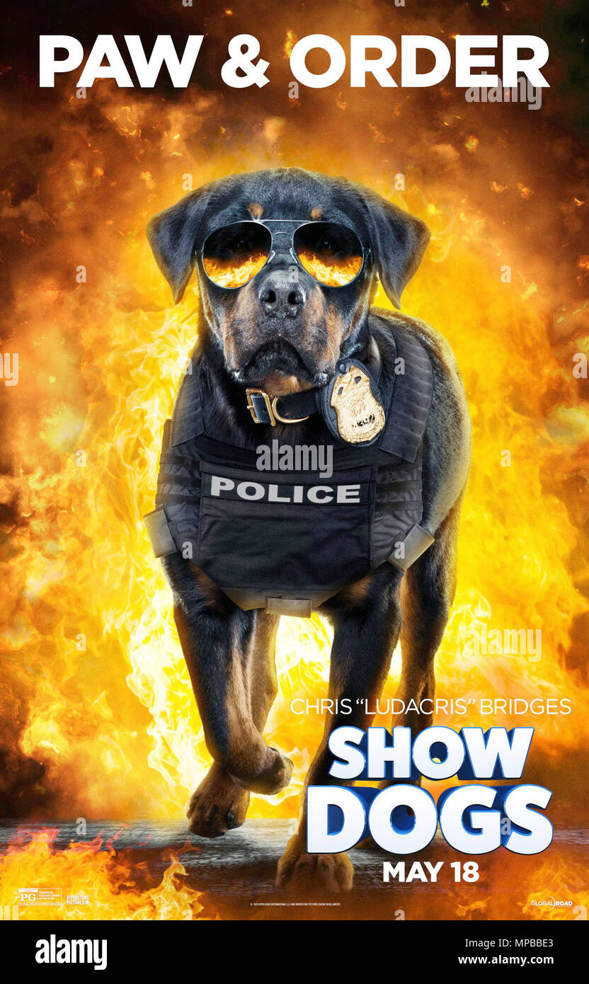 SHOW DOGS, US character poster, Max (voice: Ludacris), 2018. /© Global ...