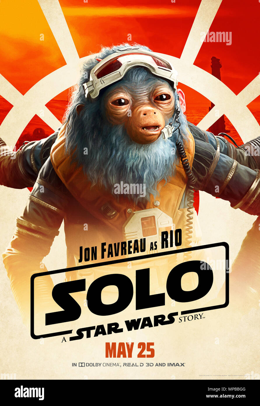 SOLO: A STAR WARS STORY, US character poster, Jon Favreau as Rio Durant ...