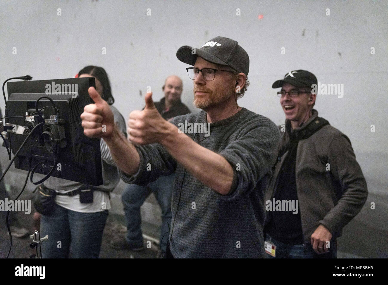 SOLO: A STAR WARS STORY, director Ron Howard, on set, 2018. ph ...