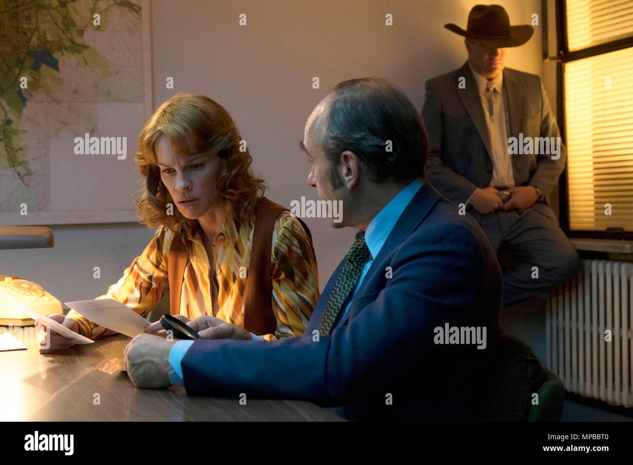 TRUST, from left: Hilary Swank (as Gail Getty), Giancarlo Zavatteri ...