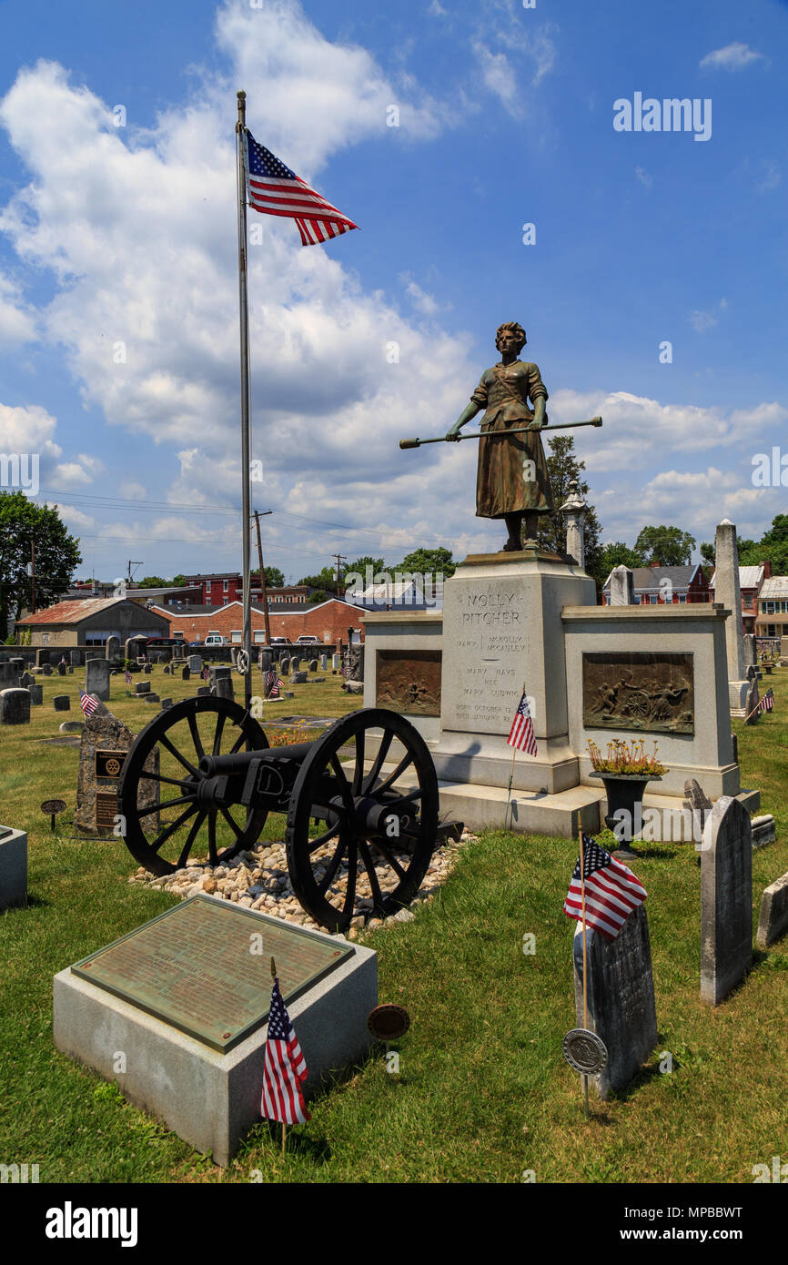 Molly pitcher monument hi-res stock photography and images - Alamy