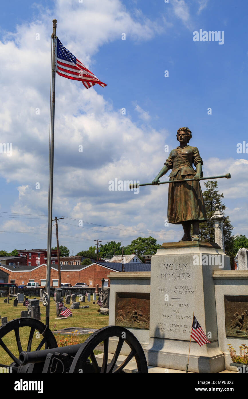 Molly pitcher monument hi-res stock photography and images - Alamy