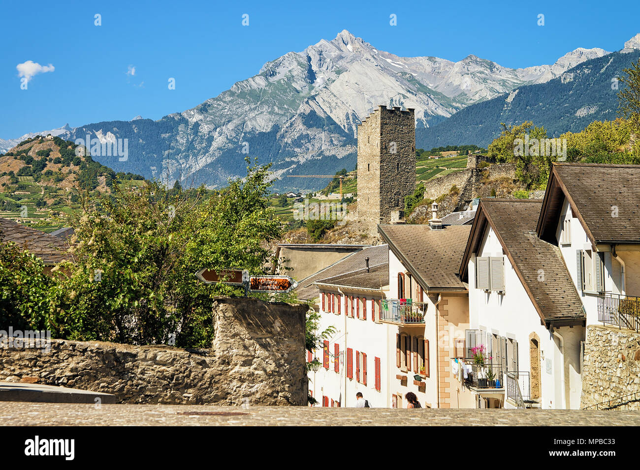 Sion switzerland street hi-res stock photography and images - Alamy