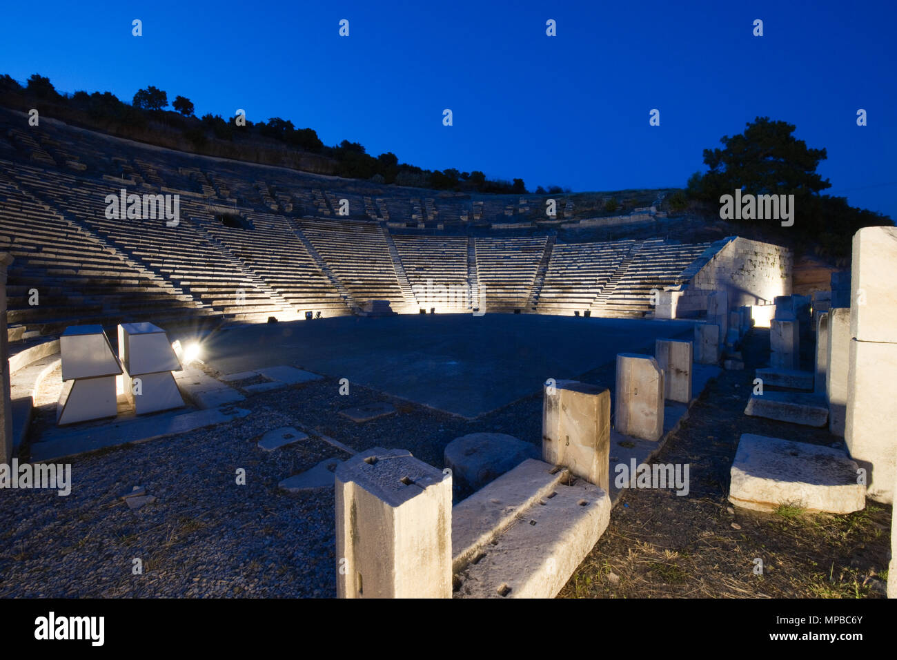 Amphitheatre; Halikarnassos, Bodrum, Mugla, Turkey, Asia / Bodrum ...