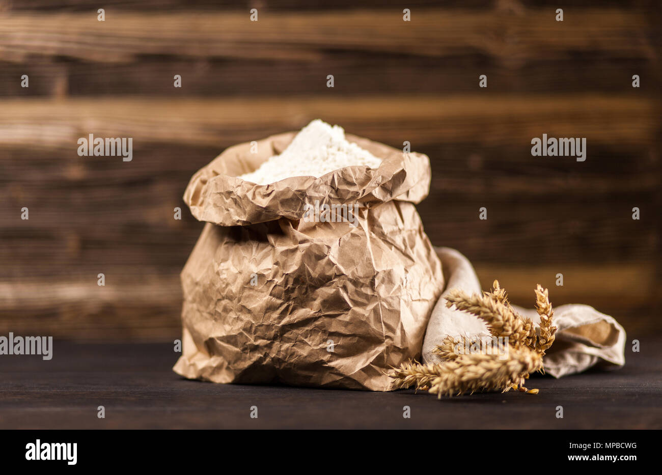 Bag of flour Stock Photo - Alamy