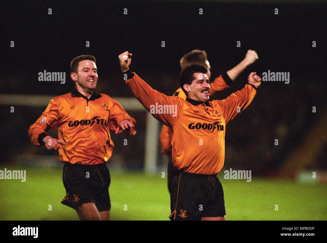 IPSWICH V WOLVES AT PORTMAN ROAD 2/3/94 1-2 Footballer Andy Thompson ...