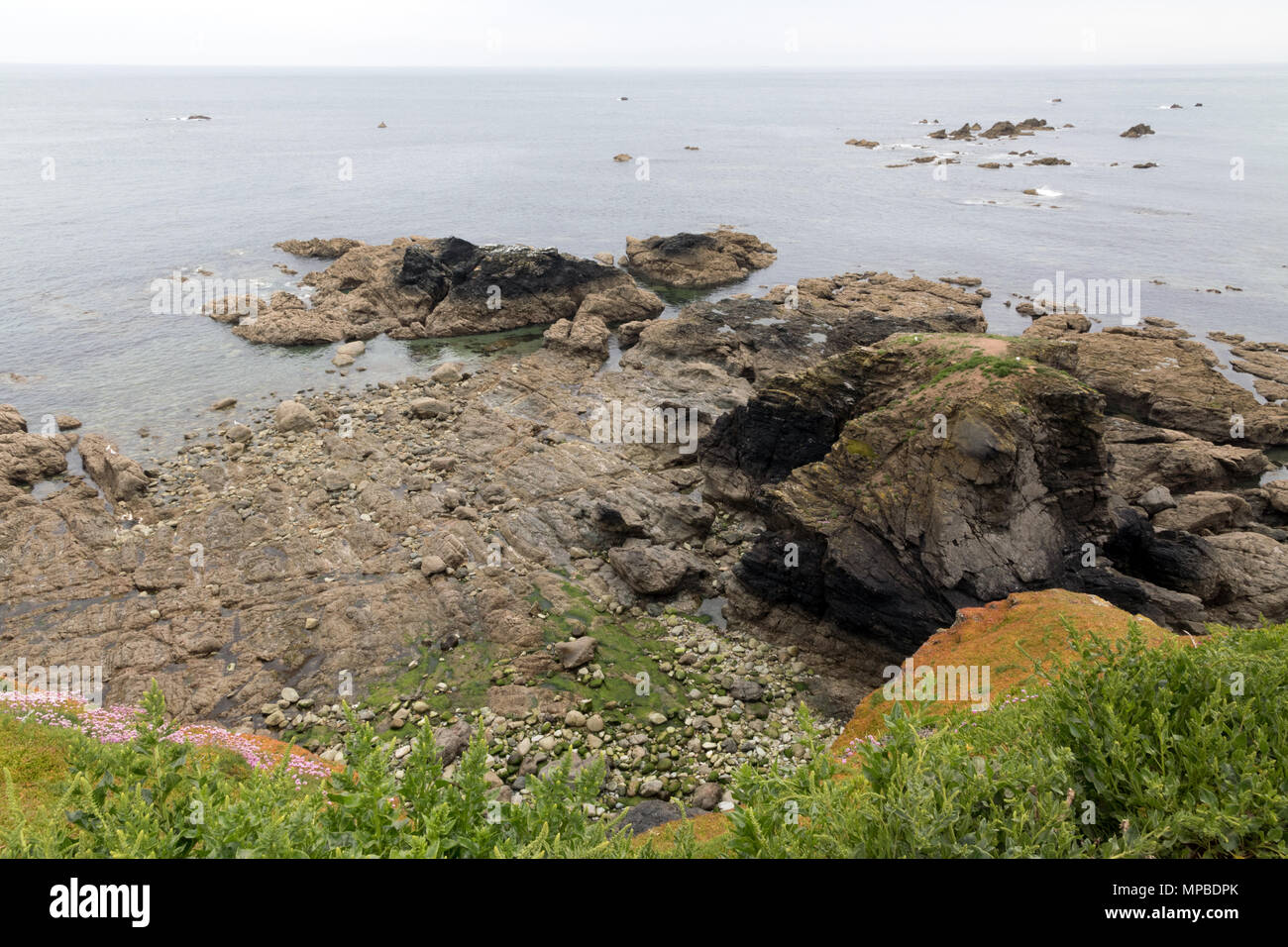 Lizard Point near Helston in Cornwall Stock Photo - Alamy